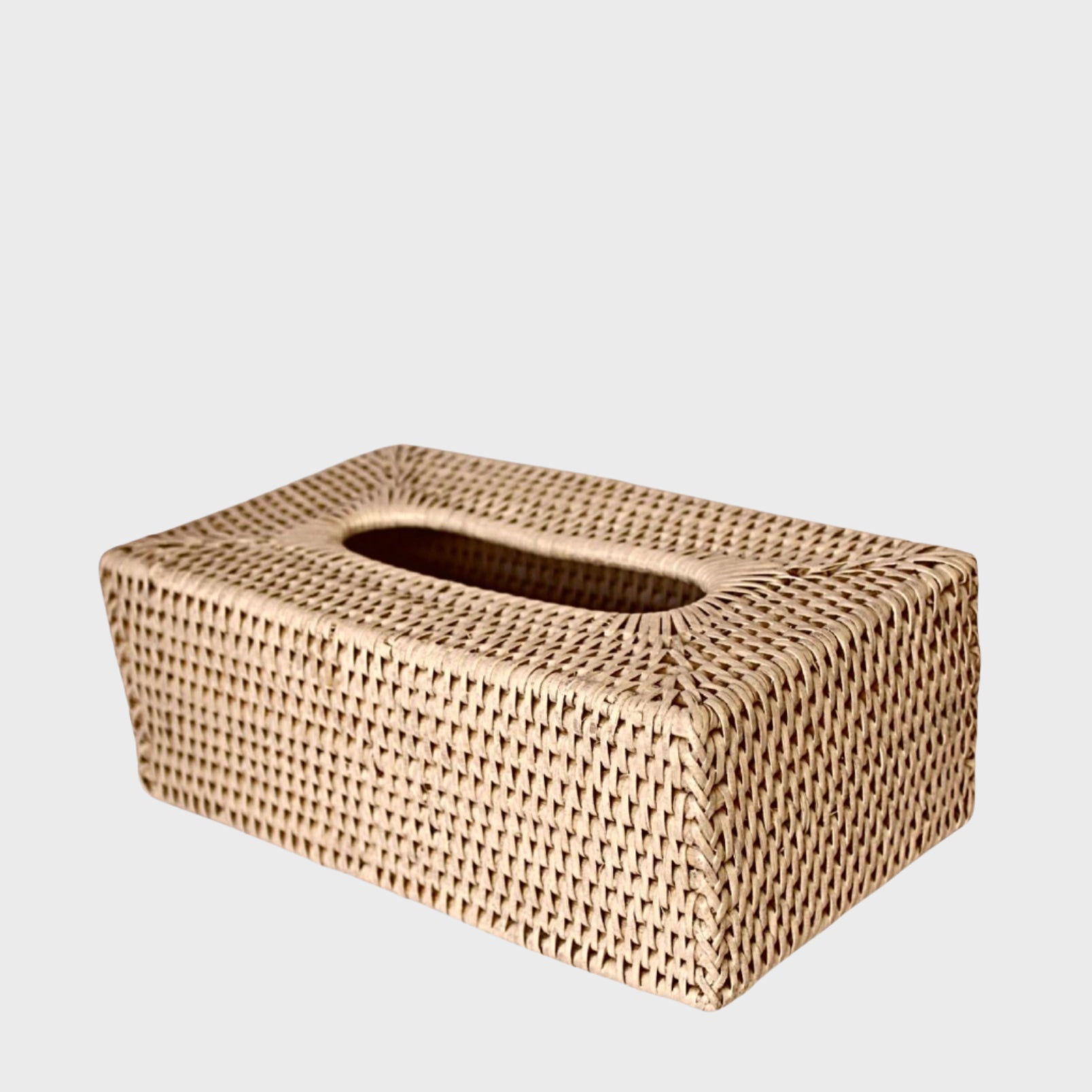 Rattan Rectangle Tissue Box Cover