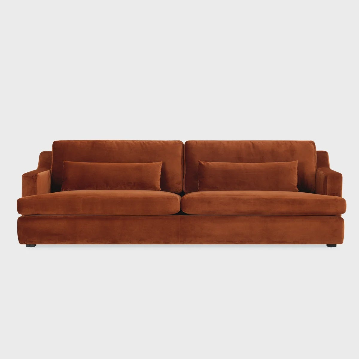 The Rhys Velvet Gingerbread Sofa
